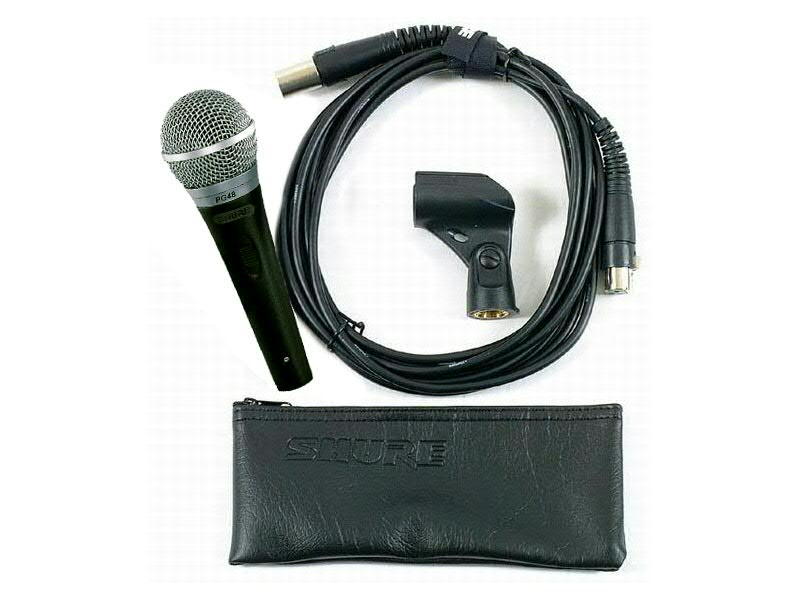 Shure PG48 XLR | Microphone - SONOLOGY Toulouse