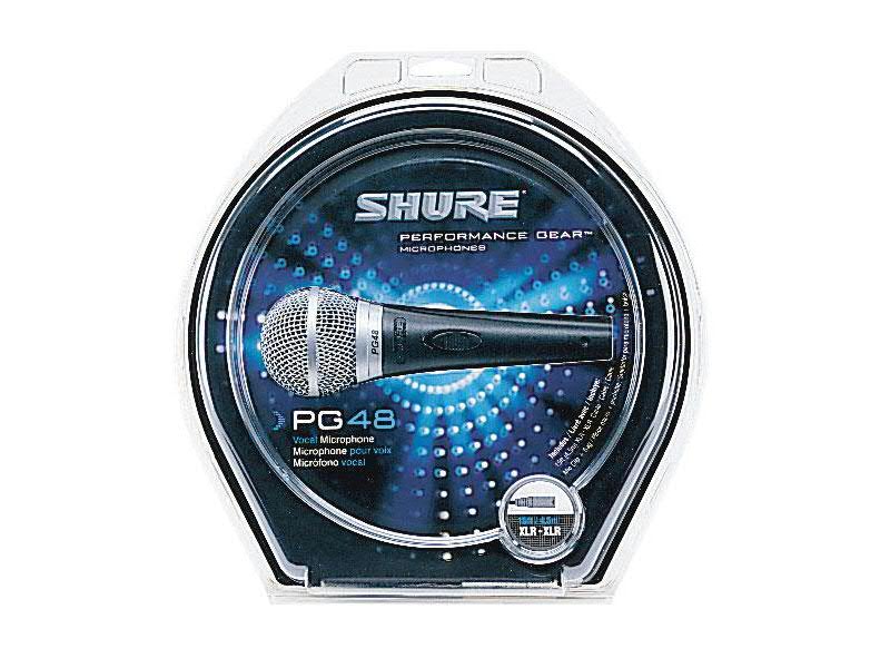 Shure PG48 XLR | Microphone - SONOLOGY Toulouse