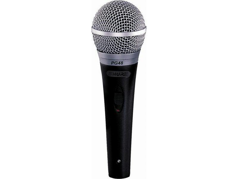 Shure PG48 XLR | Microphone - SONOLOGY Toulouse