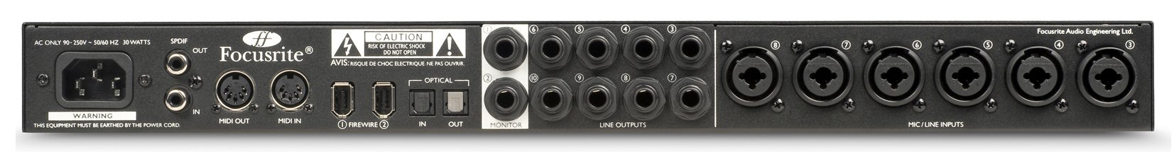 Focusrite Saffire PRO 40 | Audio interface - SONOLOGY Toulouse