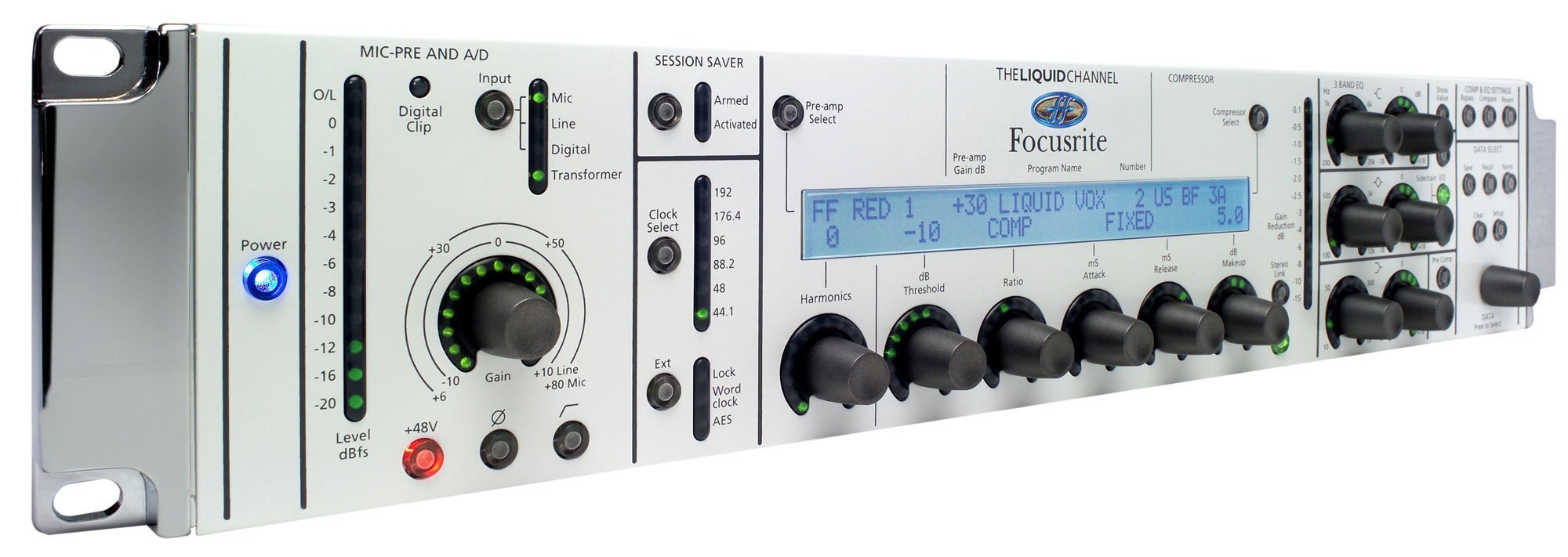 Focusrite Liquid Channel | Signal processing - SONOLOGY Toulouse