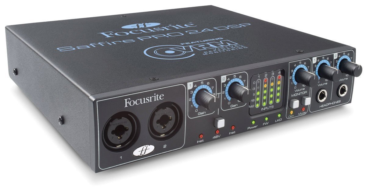 Focusrite Saffire PRO 24 DSP | Inteface-Carte Audio - SONOLOGY Toulouse