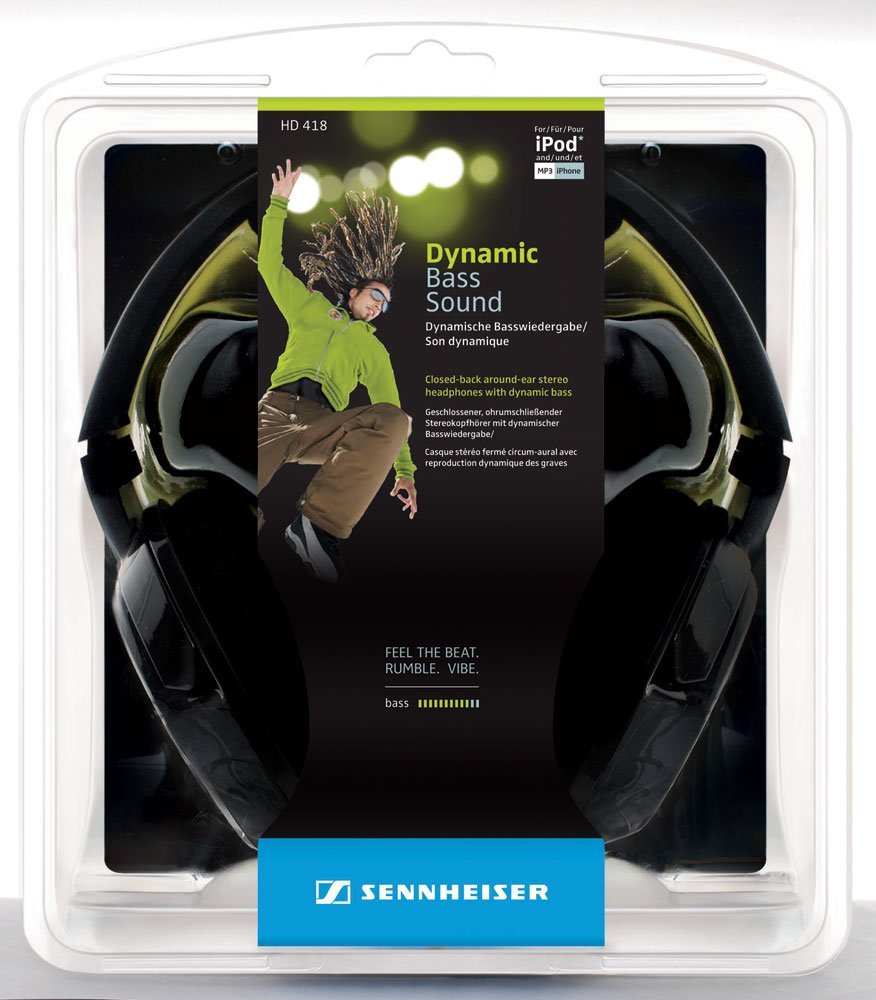 Sennheiser HD 418 | Headphone pro - SONOLOGY Toulouse