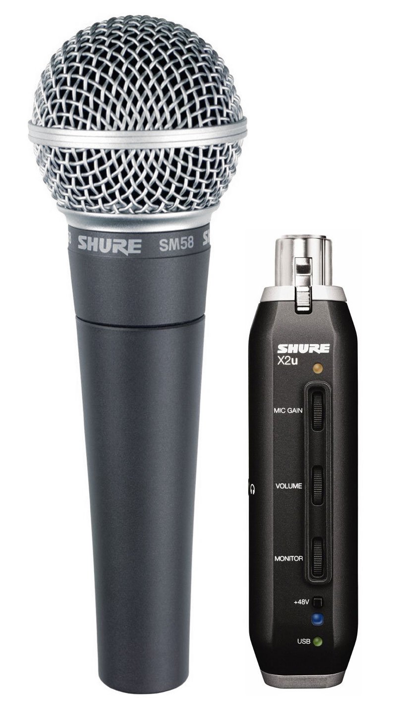 Shure SM58-X2U | Microphone - SONOLOGY Toulouse