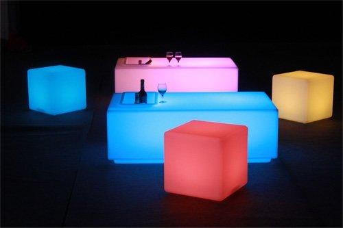 Afx LED SQUARE TABLE | light game - SONOLOGY Toulouse