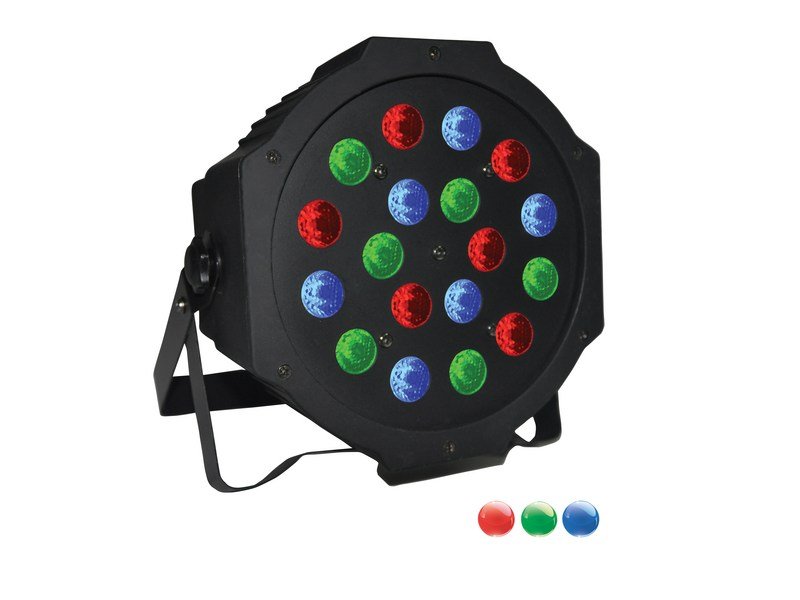 Power Light PAR SLIM 18x3W RGB BAT | light game - SONOLOGY Toulouse