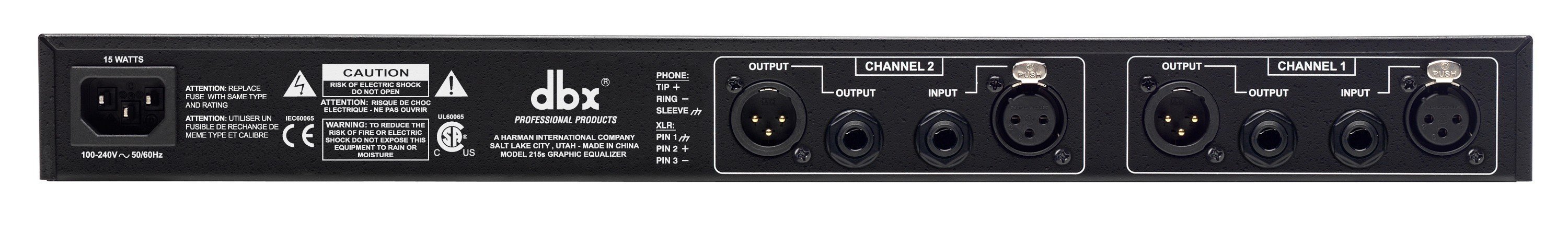 Dbx 215S | Peripheriques - SONOLOGY Toulouse