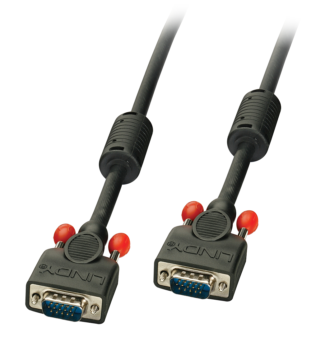 Lindy Câble VGA SLD M/M noir 50m (Lindy 36382) | Accessoires HIFI ...
