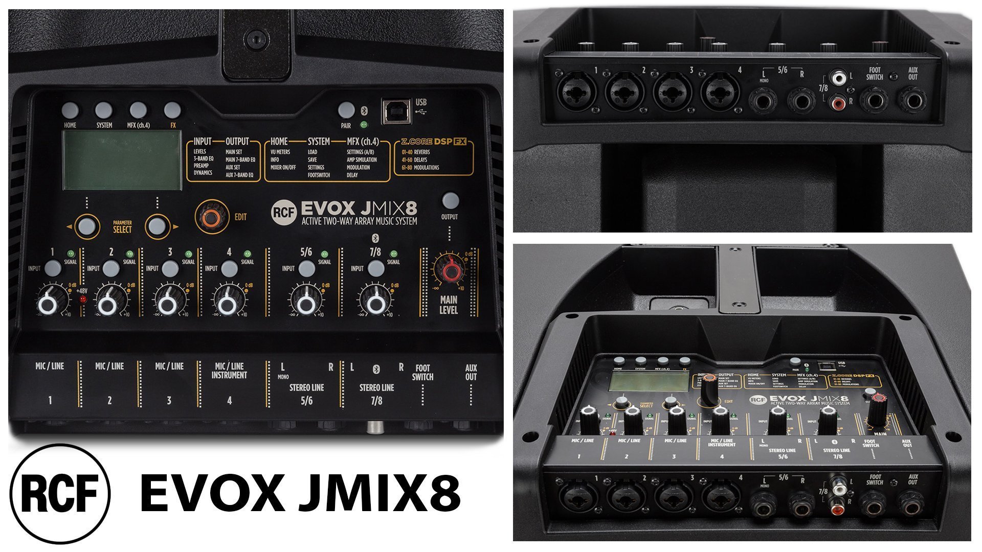 RCF EVOX JMIX8 | Speaker Pro - SONOLOGY Toulouse